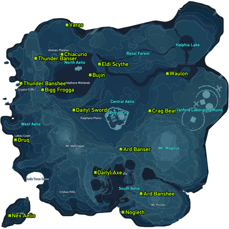 Dread Enemy Locations – Phantasy Star Fan Blog