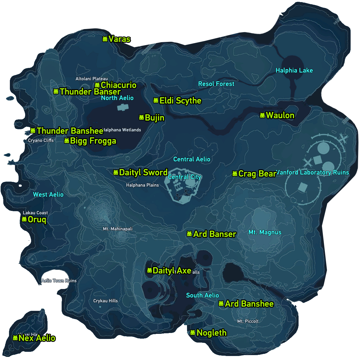 Dread Enemy Locations – Phantasy Star Fan Blog