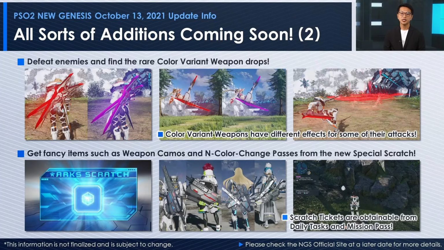 PSO2 NGS Headline Recap #4 – Phantasy Star Fan Blog