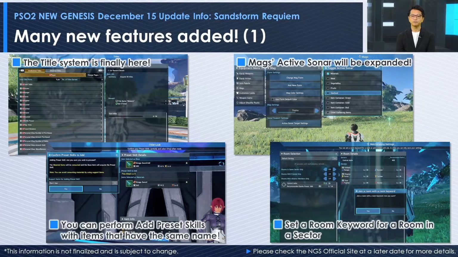 PSO2 NGS Headline Recap #6 – Phantasy Star Fan Blog