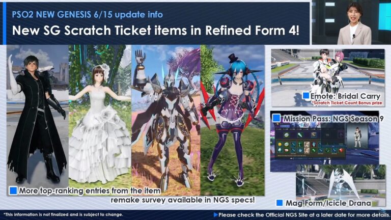 PSO2 NGS Headline Recap #12 – Phantasy Star Fan Blog