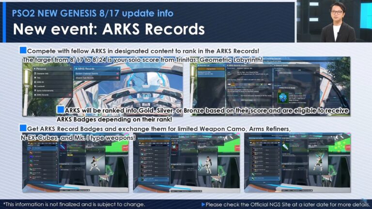 PSO2 NGS Headline Recap #14 – Phantasy Star Fan Blog