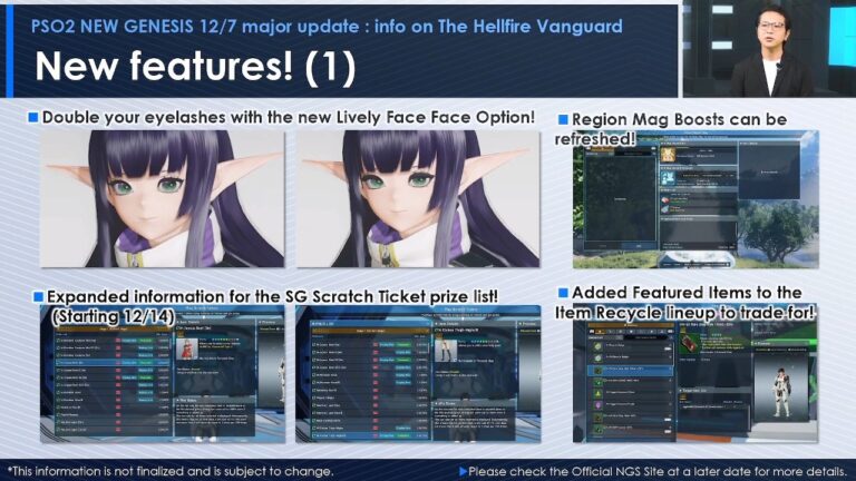 PSO2 NGS Headline Recap #18 – Phantasy Star Fan Blog