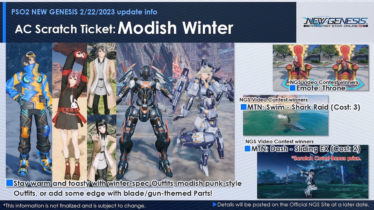 PSO2 NGS Headline Recap #20 – Phantasy Star Fan Blog