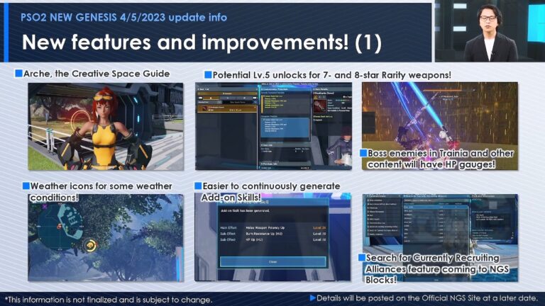 PSO2 NGS Headline Recap #22 – Phantasy Star Fan Blog