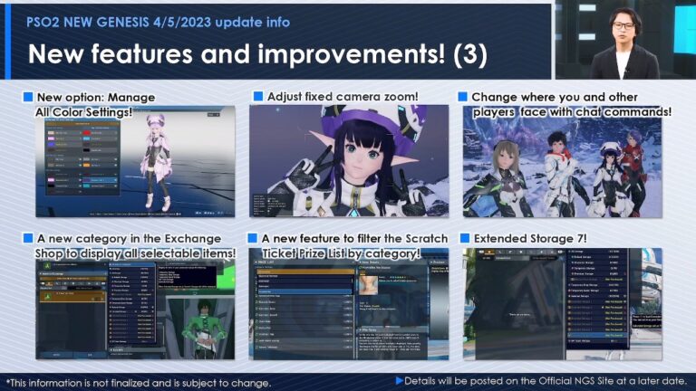 PSO2 NGS Headline Recap #22 – Phantasy Star Fan Blog