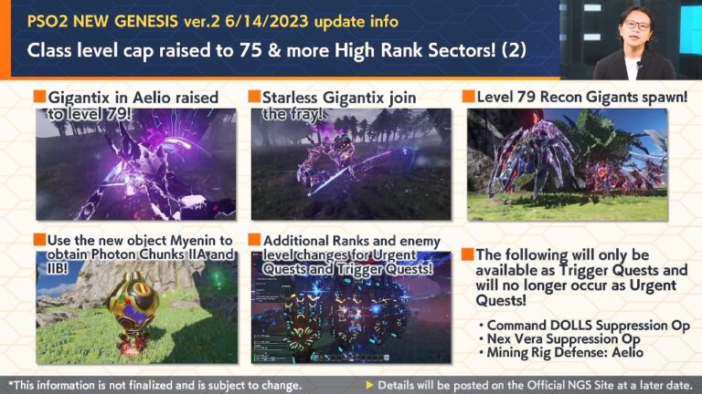 PSO2 NGS Headline Recap #24 – Phantasy Star Fan Blog