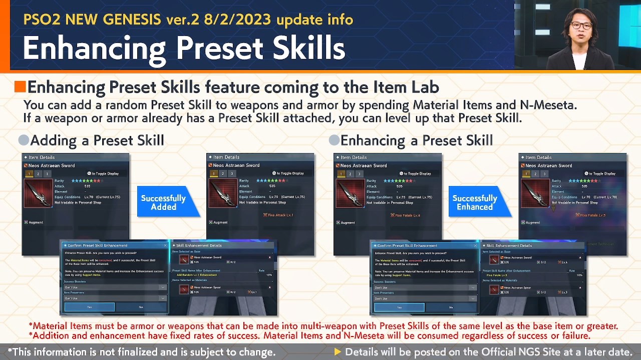 PSO2 NGS Headline Recap #26 – Phantasy Star Fan Blog