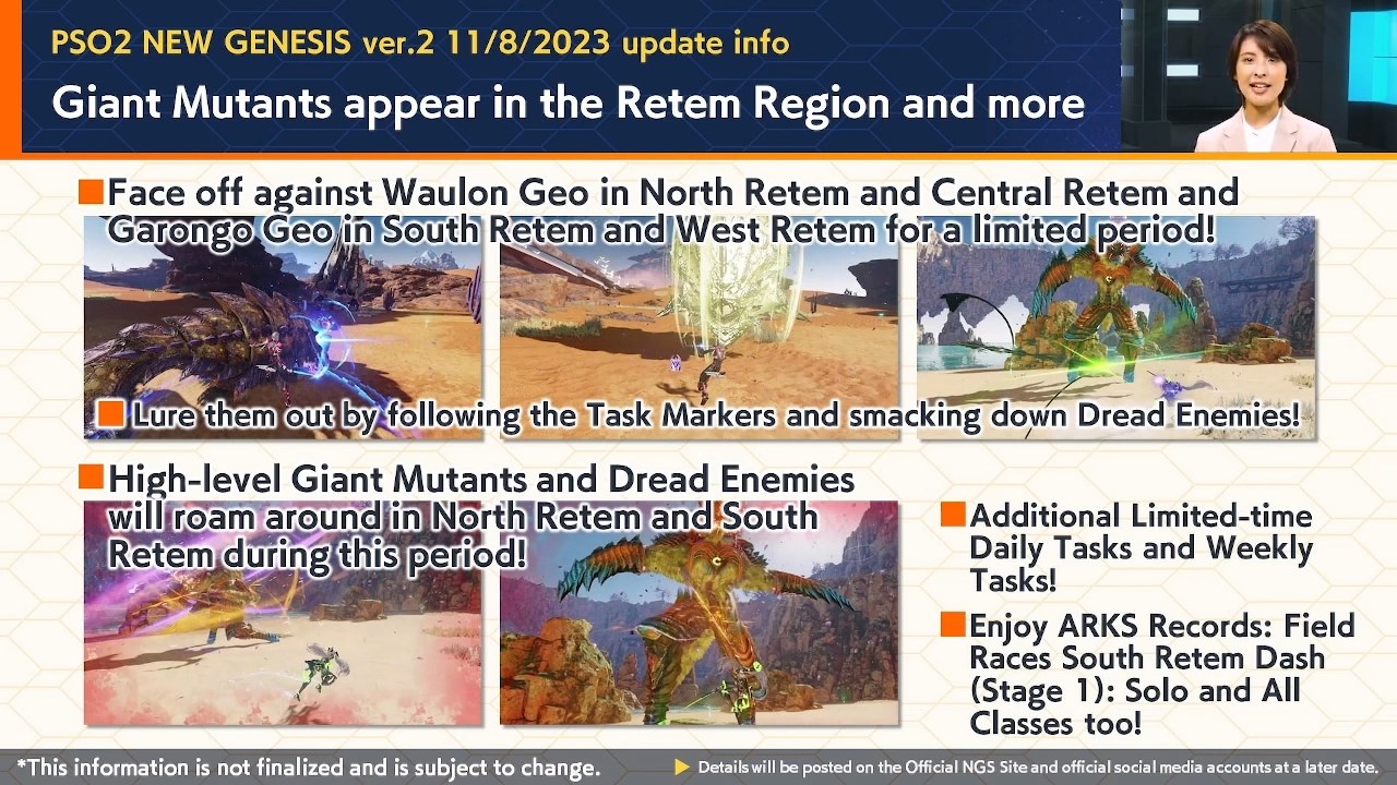 PSO2 NGS Headline Recap #29 – Phantasy Star Fan Blog