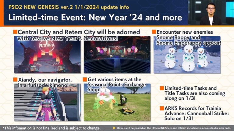 PSO2 NGS Headline Recap #31 – Phantasy Star Fan Blog