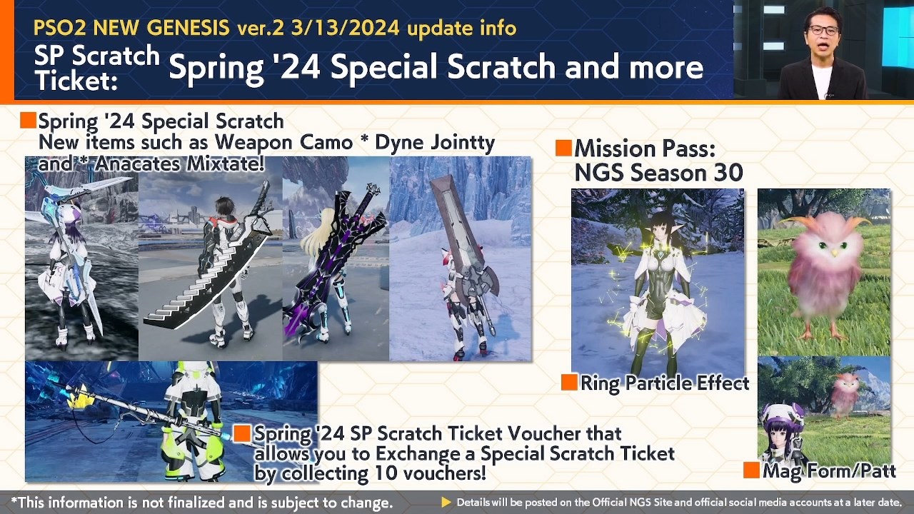 PSO2 NGS Headline Recap #33 – Phantasy Star Fan Blog