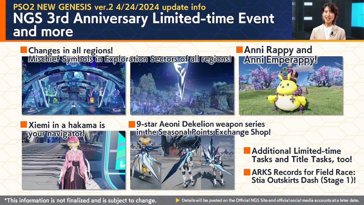 PSO2 NGS Headline Recap #34 – Phantasy Star Fan Blog