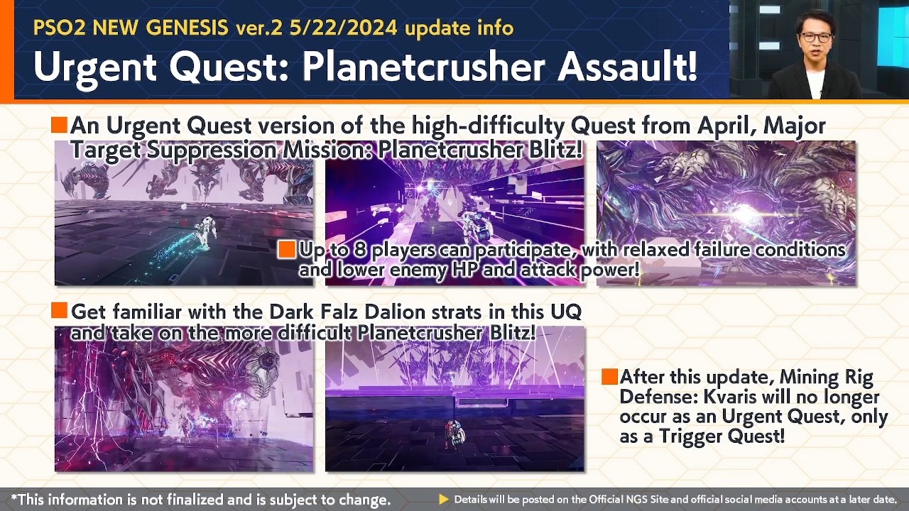 PSO2 NGS Headline Recap #35 – Phantasy Star Fan Blog