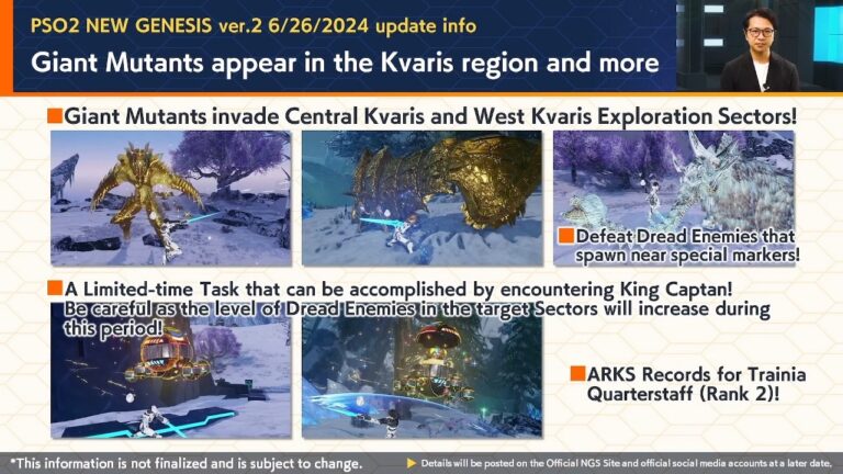 PSO2 NGS Headline Recap #36 – Phantasy Star Fan Blog