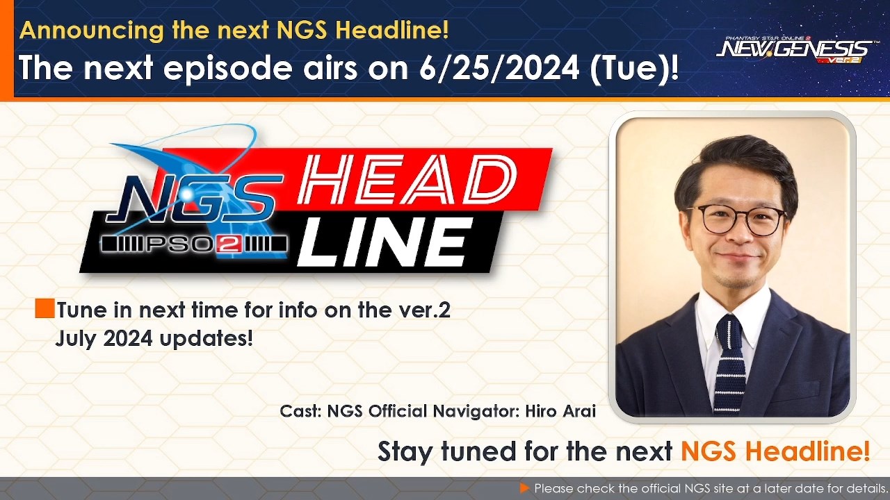 PSO2 NGS Headline Recap #36 – Phantasy Star Fan Blog