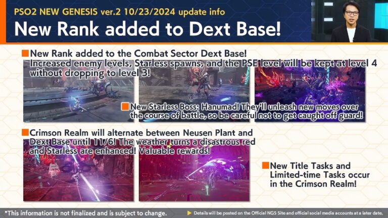 PSO2 NGS Headline Recap #40 – Phantasy Star Fan Blog