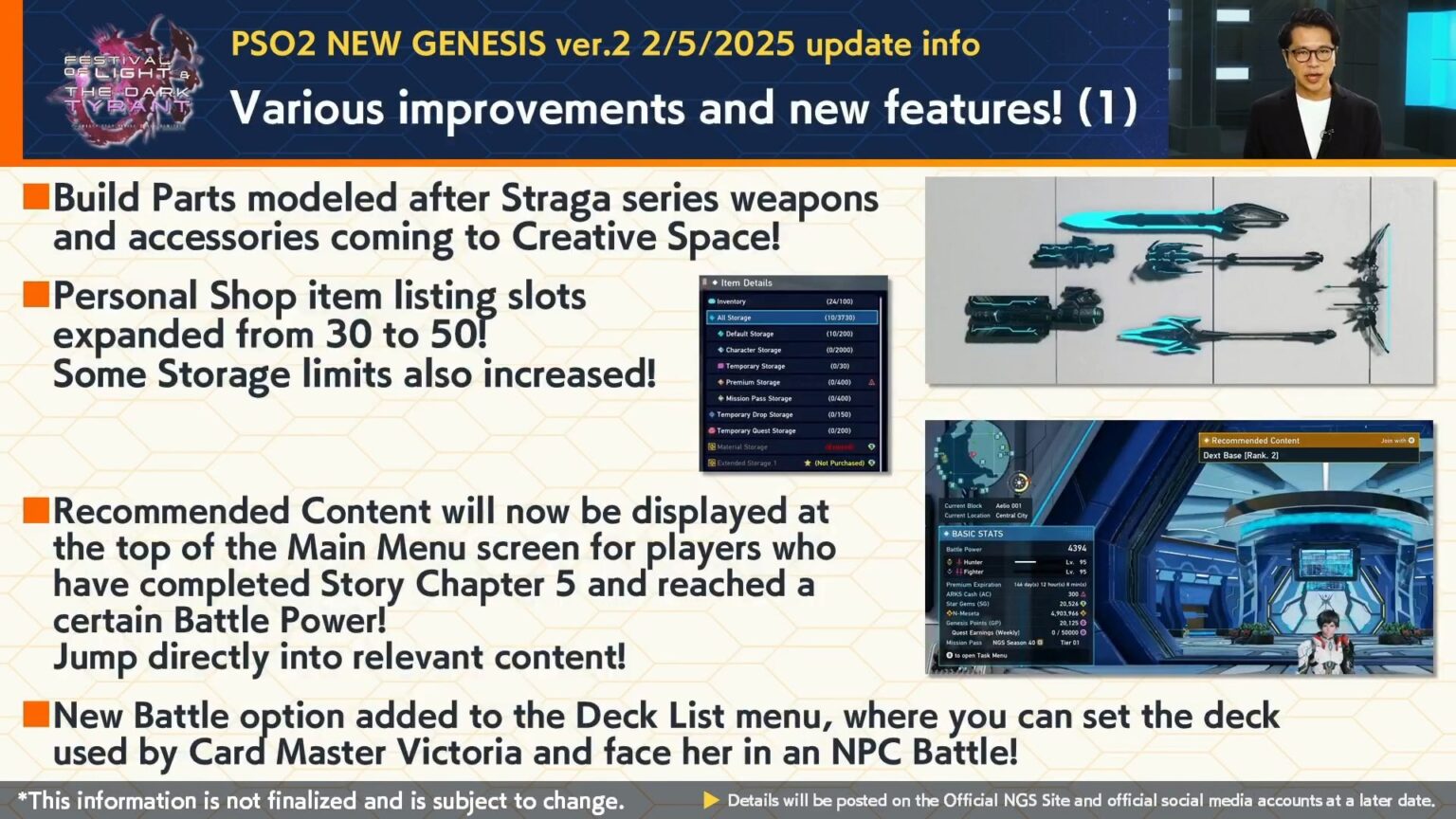 PSO2 NGS Headline Recap #44 – Phantasy Star Fan Blog