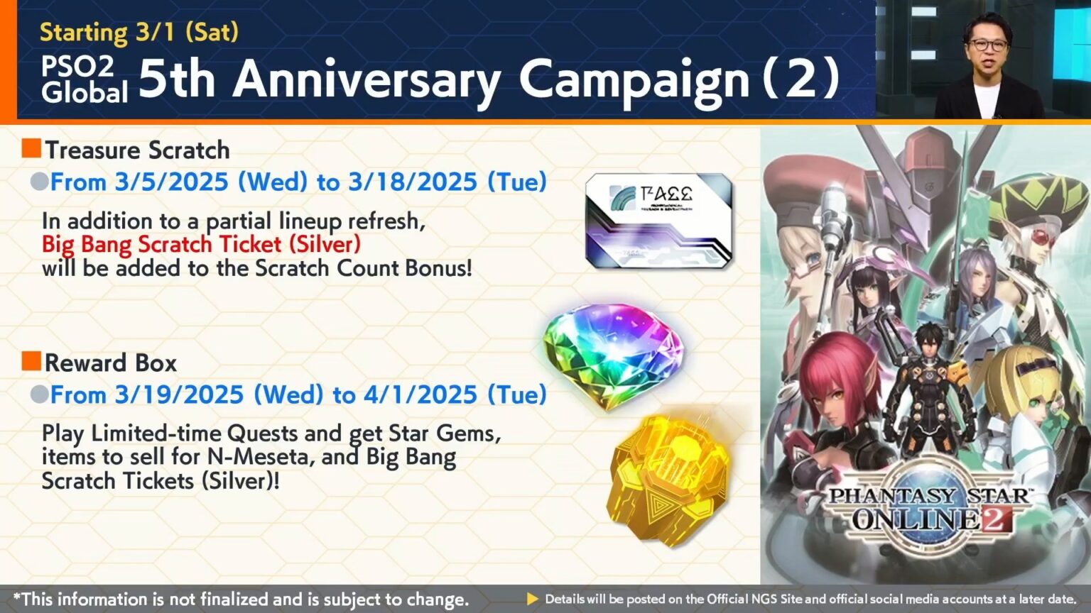 PSO2 NGS Headline Recap #45 – Phantasy Star Fan Blog