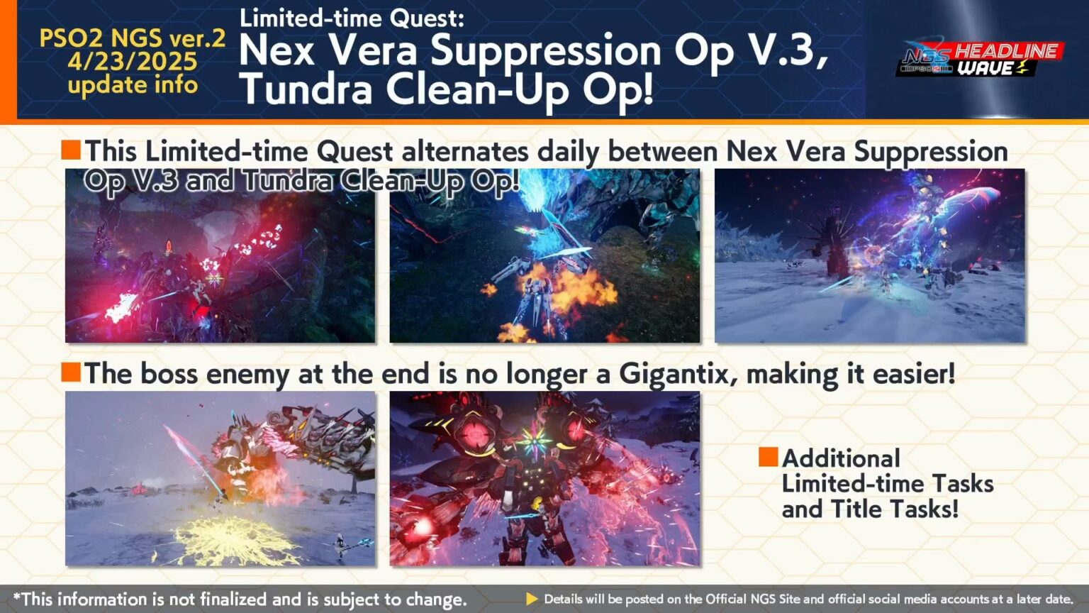 PSO2 NGS Headline Wave Recap #01 – Phantasy Star Fan Blog