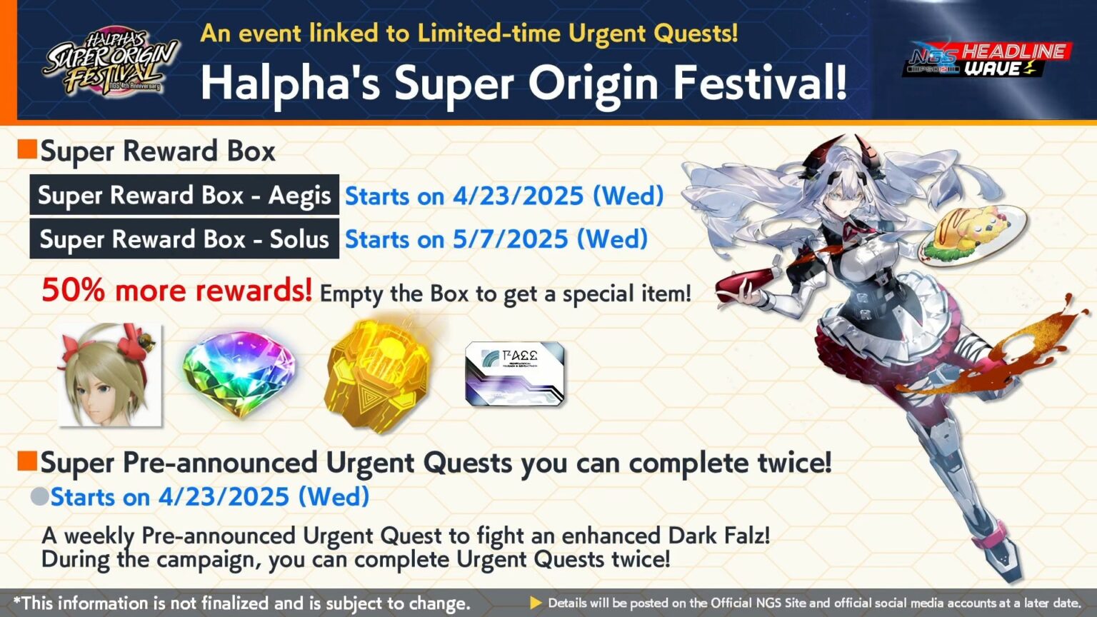 PSO2 NGS Headline Wave Recap #01 – Phantasy Star Fan Blog