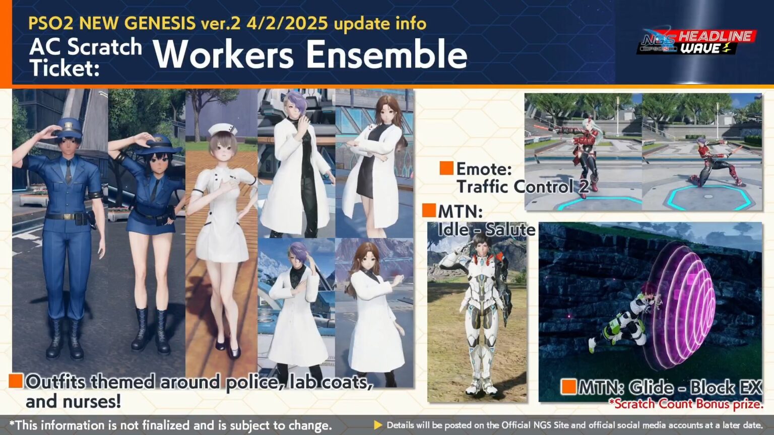 PSO2 NGS Headline Wave Recap #01 – Phantasy Star Fan Blog