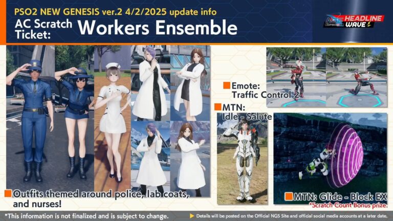 PSO2 NGS Headline Wave Recap #01 – Phantasy Star Fan Blog