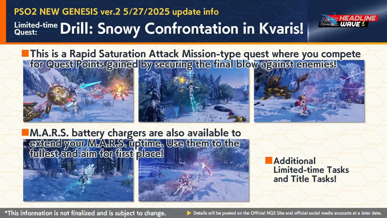 PSO2 NGS Headline Wave Recap #02 – Phantasy Star Fan Blog