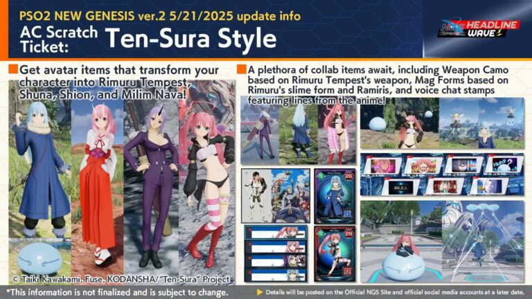 PSO2 NGS Headline Wave Recap #02 – Phantasy Star Fan Blog