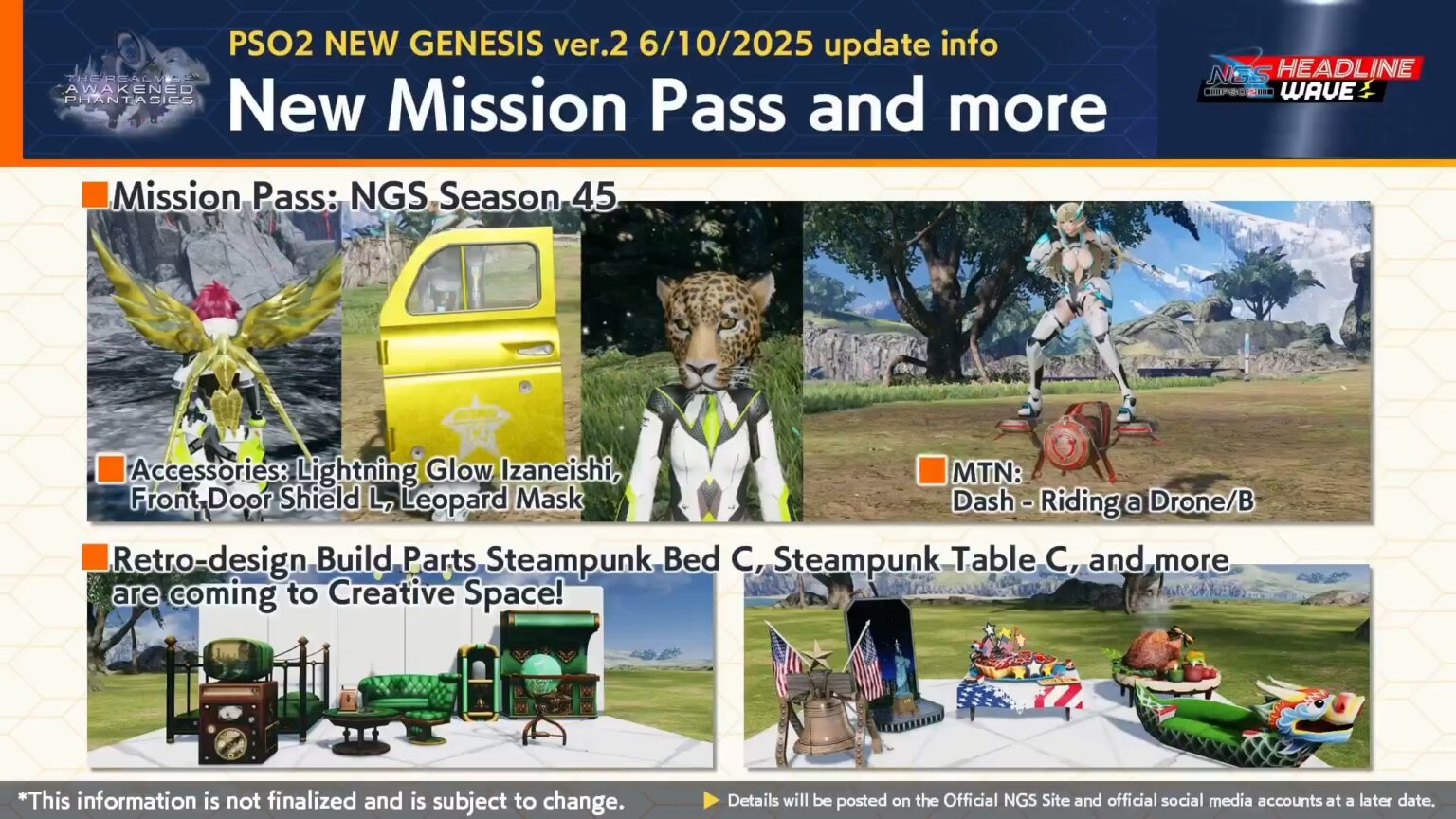 PSO2 NGS Headline Wave Recap #03 – Phantasy Star Fan Blog