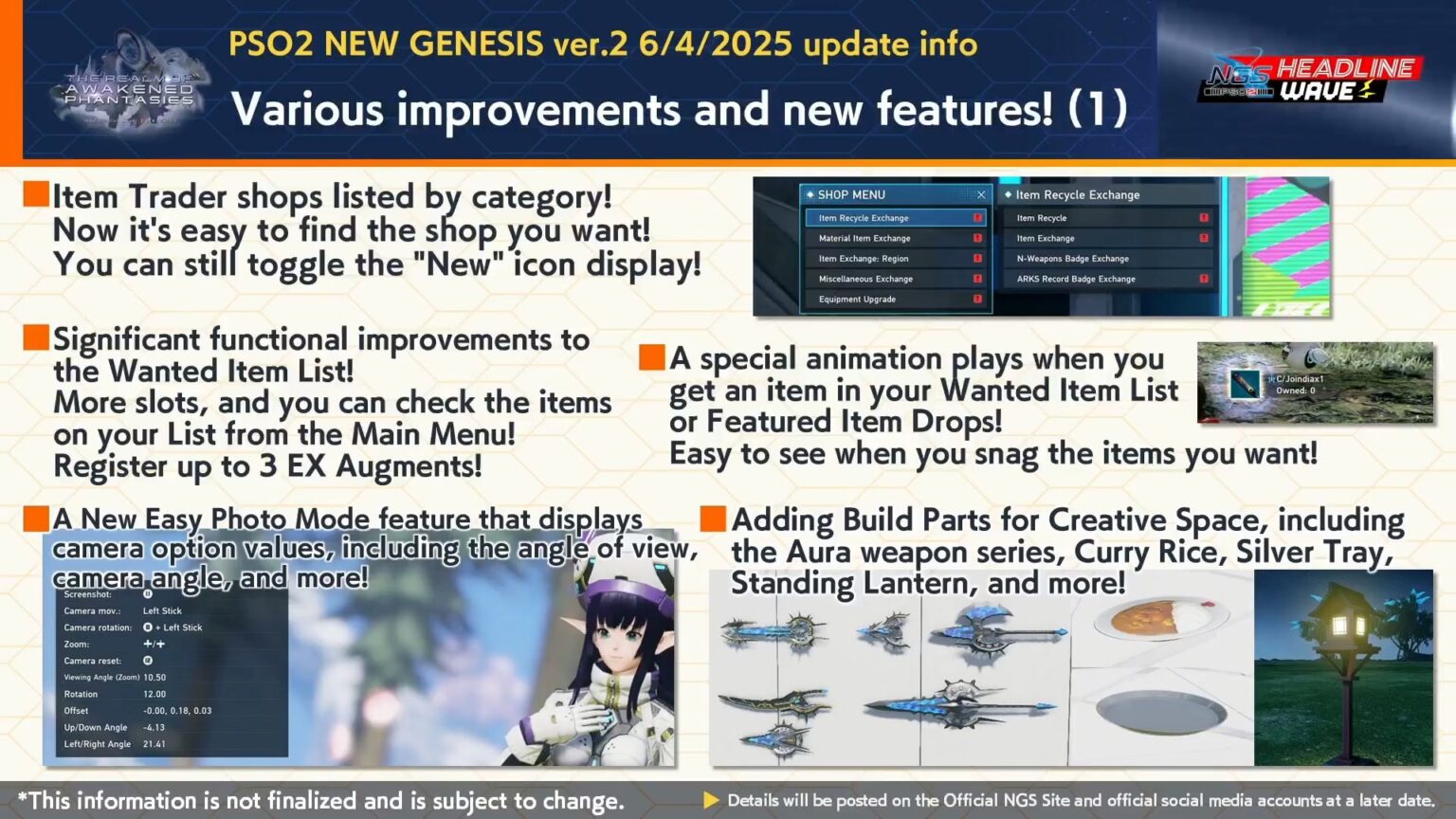 PSO2 NGS Headline Wave Recap #03 – Phantasy Star Fan Blog