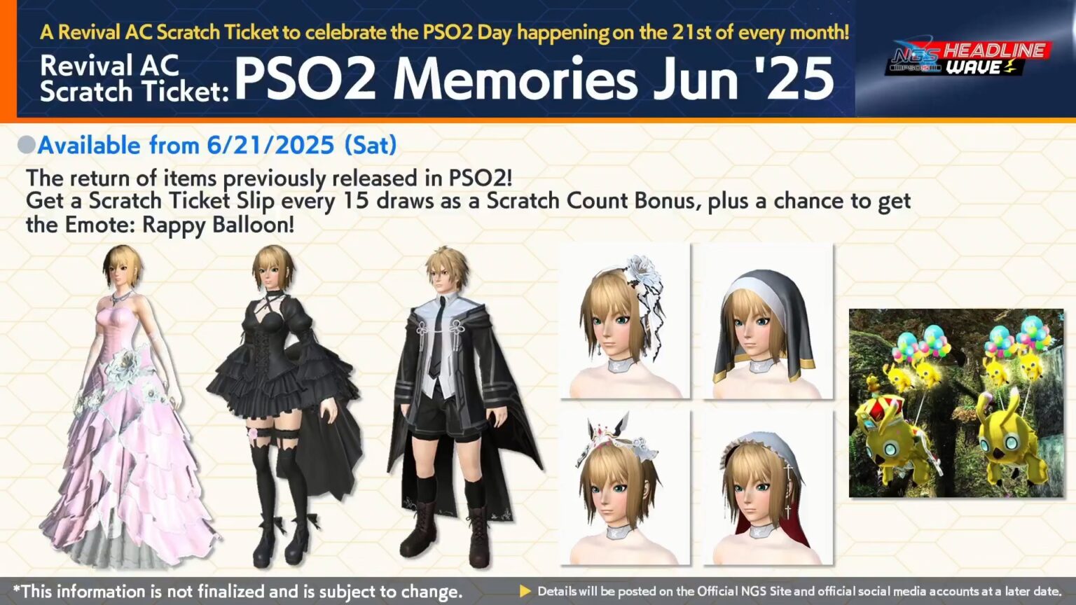 PSO2 NGS Headline Wave Recap #03 – Phantasy Star Fan Blog