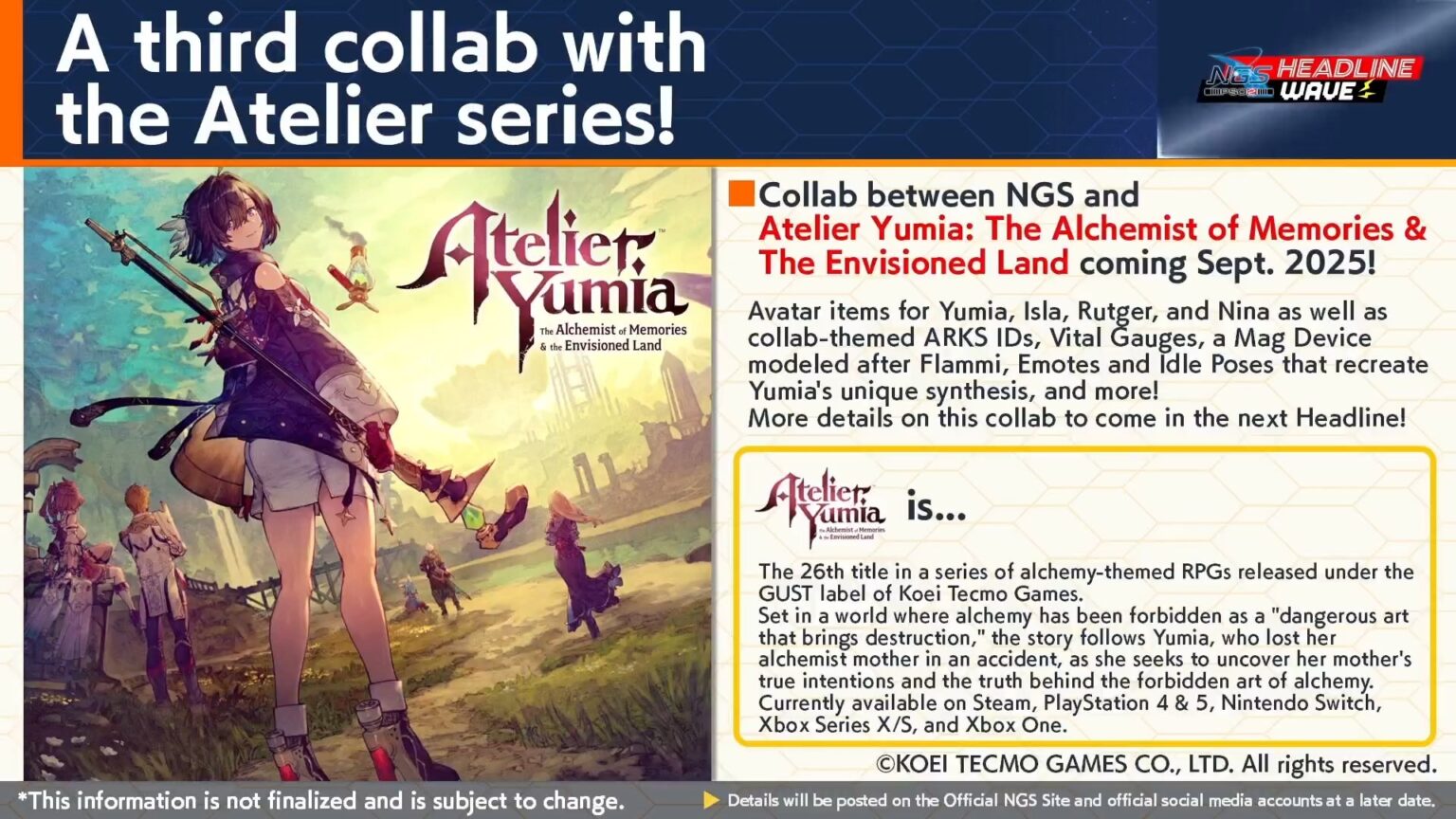 PSO2 NGS Headline Wave Recap #05 – Phantasy Star Fan Blog