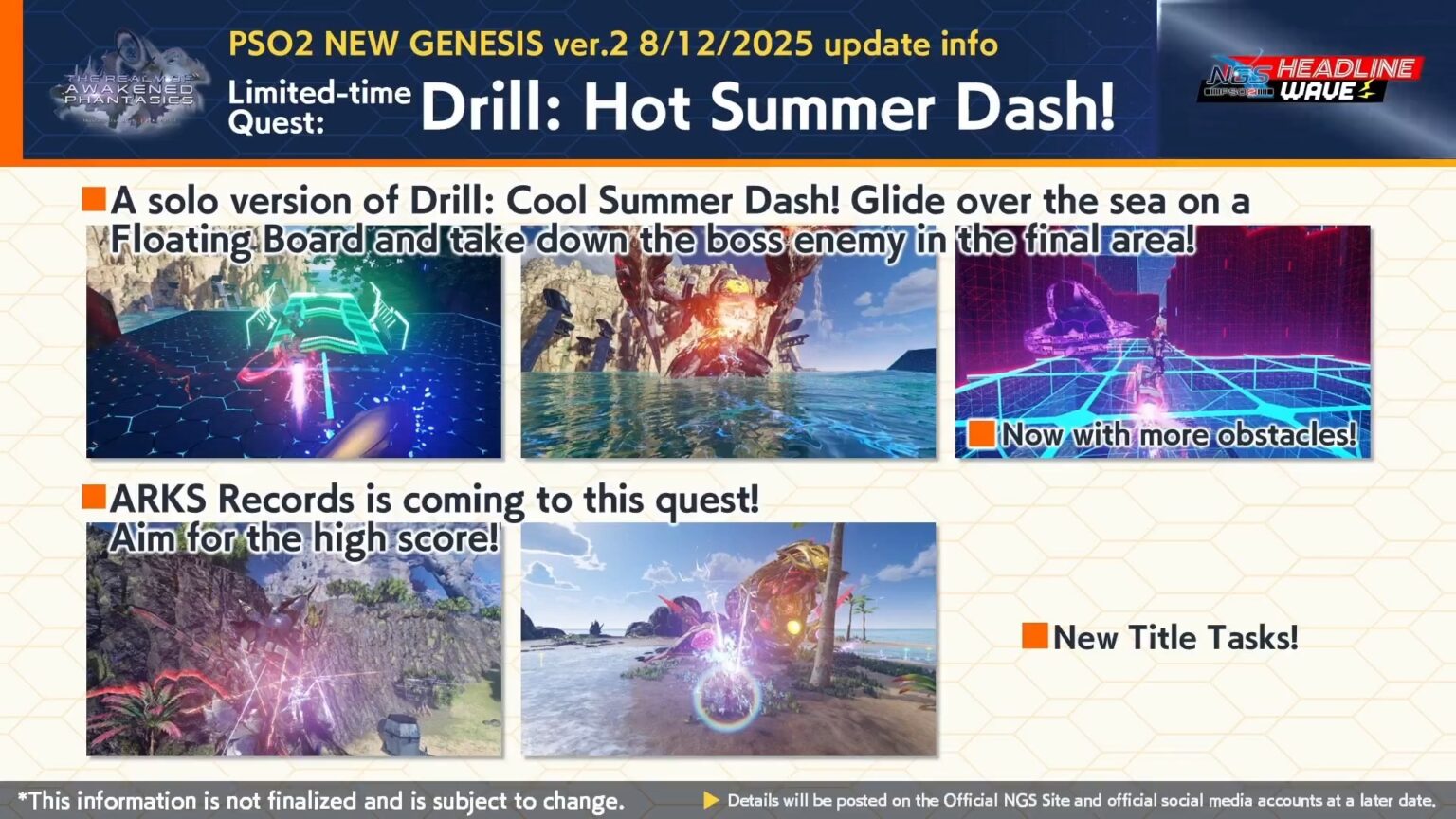 PSO2 NGS Headline Wave Recap #05 – Phantasy Star Fan Blog