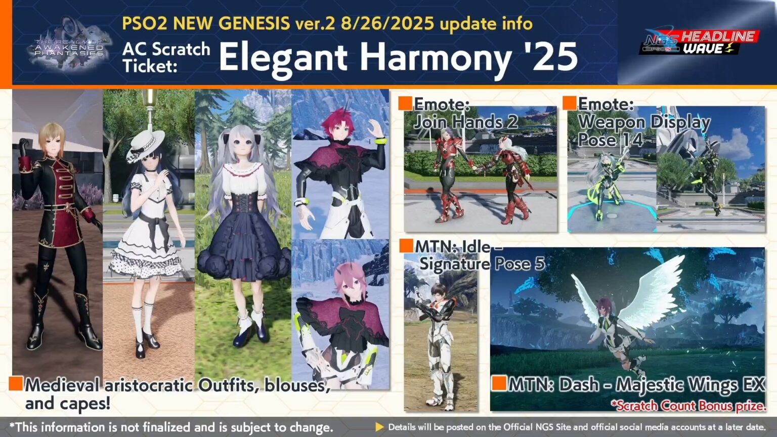 PSO2 NGS Headline Wave Recap #05 – Phantasy Star Fan Blog