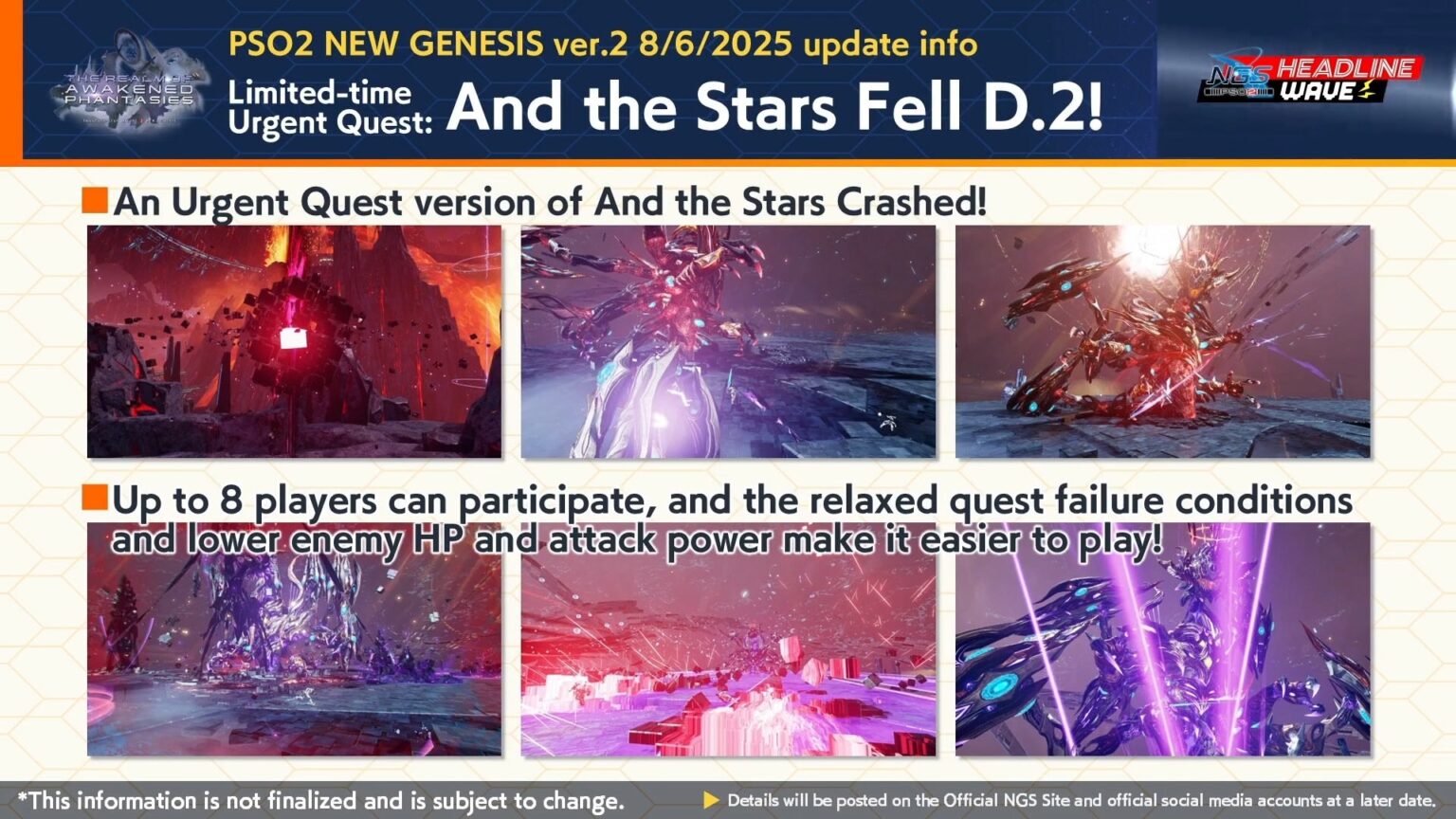 PSO2 NGS Headline Wave Recap #05 – Phantasy Star Fan Blog