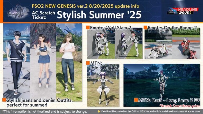 PSO2 NGS Headline Wave Recap #05 – Phantasy Star Fan Blog