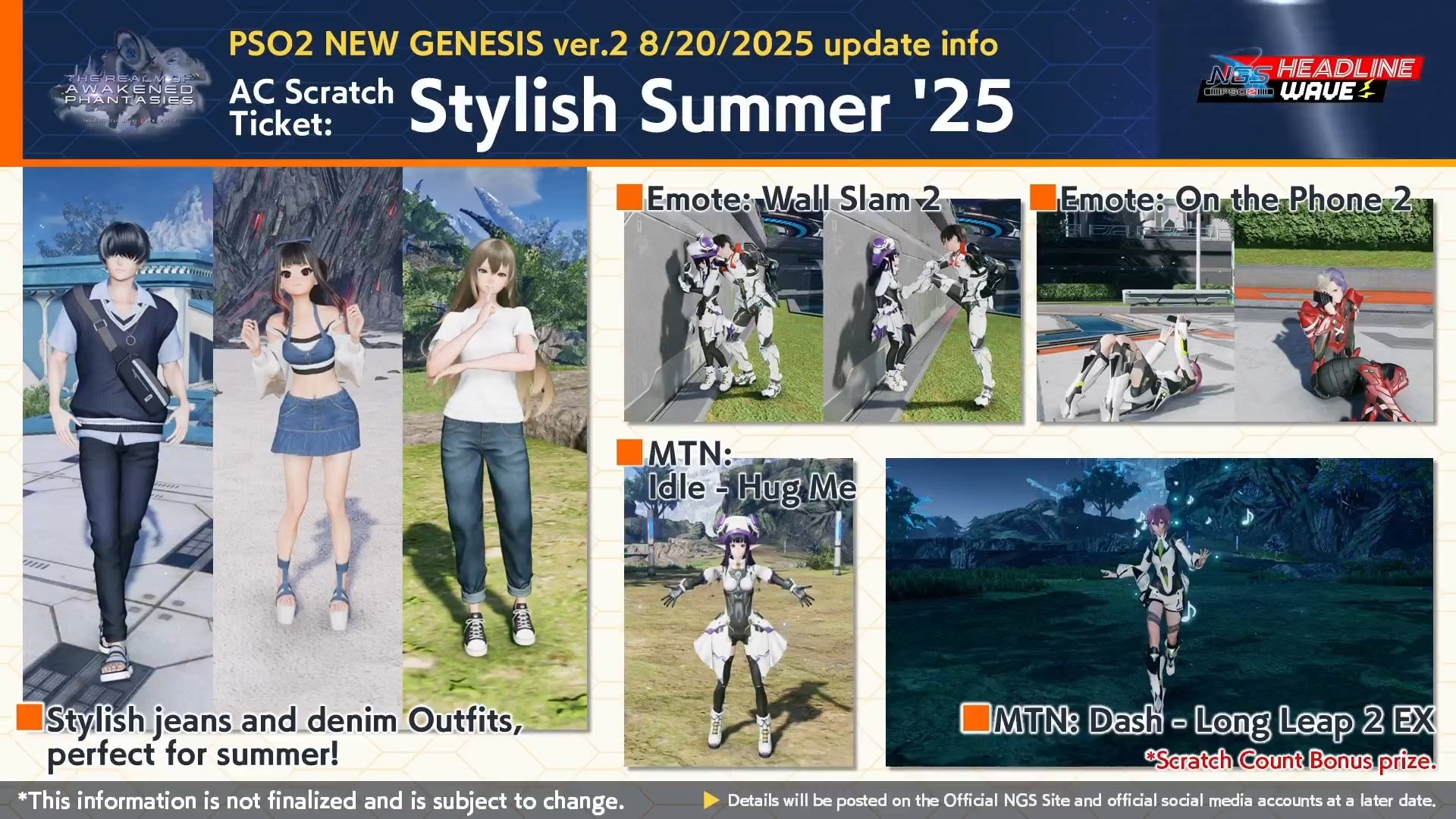 PSO2 NGS Headline Wave Recap #05 – Phantasy Star Fan Blog