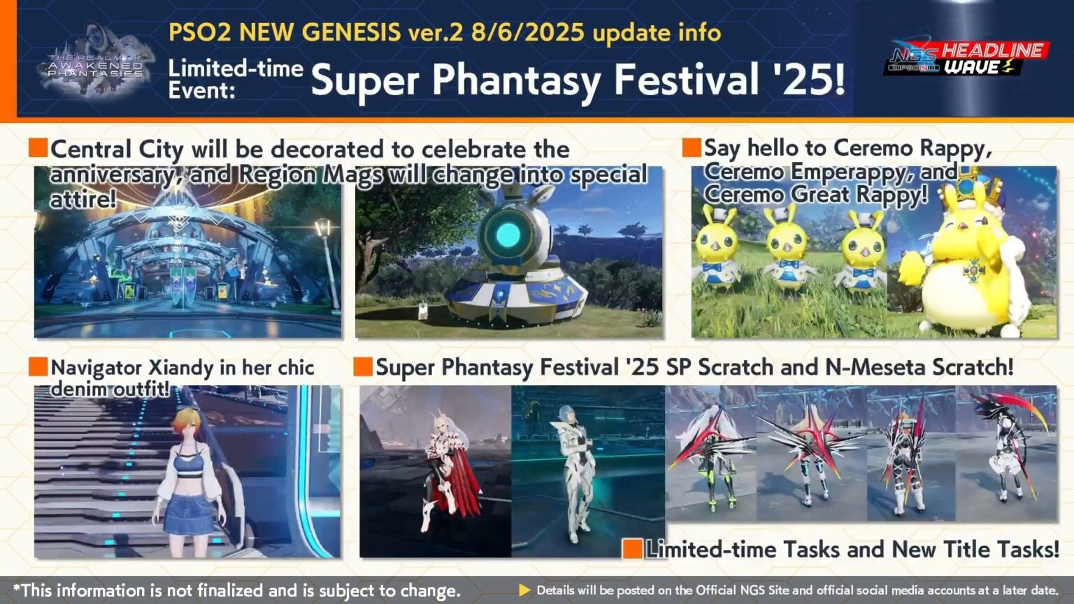 PSO2 NGS Headline Wave Recap #05 – Phantasy Star Fan Blog