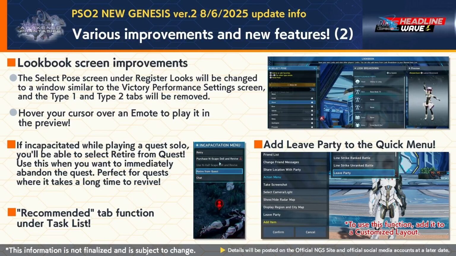 PSO2 NGS Headline Wave Recap #05 – Phantasy Star Fan Blog