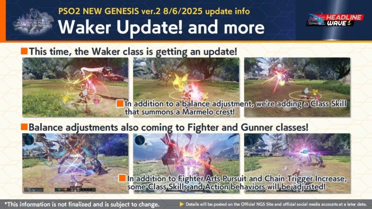 PSO2 NGS Headline Wave Recap #05 – Phantasy Star Fan Blog