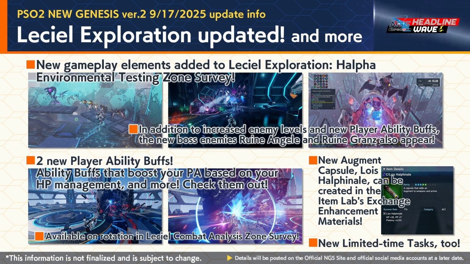 PSO2 NGS Headline Wave Recap #06 – Phantasy Star Fan Blog