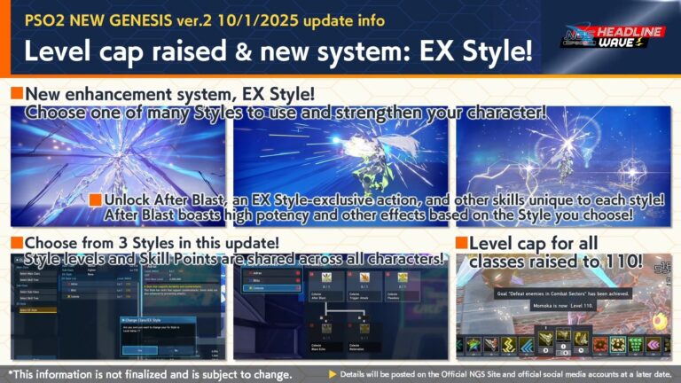 PSO2 NGS Headline Wave Recap #07 – Phantasy Star Fan Blog