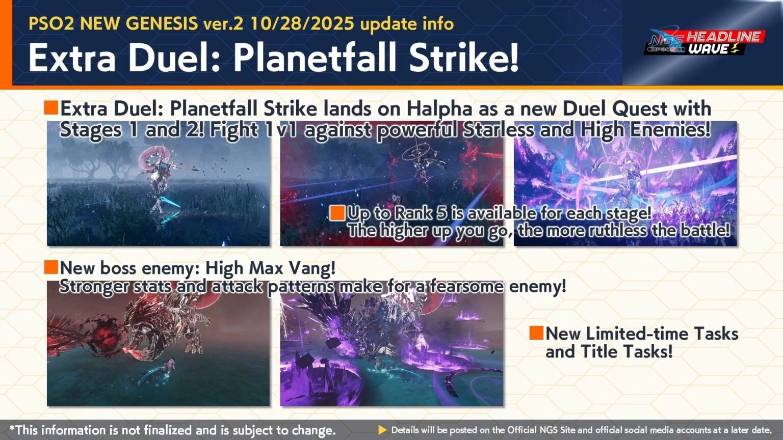 PSO2 NGS Headline Wave Recap #08 – Phantasy Star Fan Blog