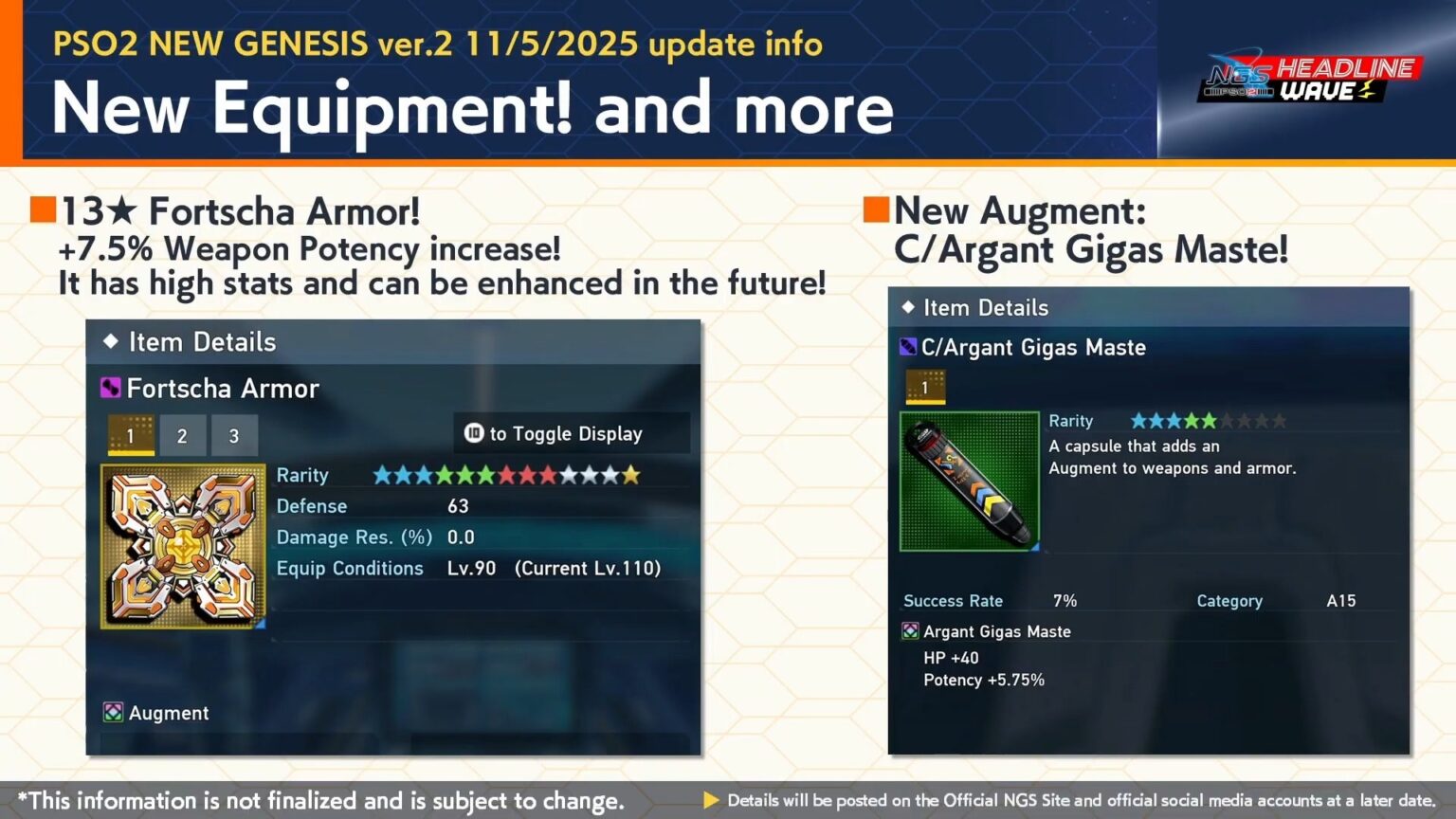 PSO2 NGS Headline Wave Recap #08 – Phantasy Star Fan Blog