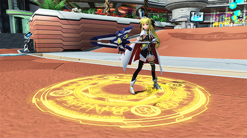 Magical Girl Lyrical Nanoha Detonation Collaborates With PSO2 | PSUBlog
