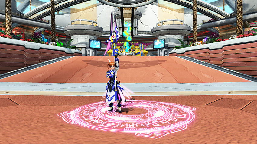 Magical Girl Lyrical Nanoha Detonation Collaborates With PSO2 | PSUBlog